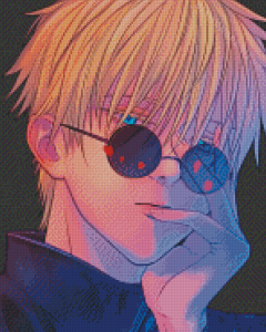 Gojo Satoru Jujutsu Kaisen Anime - 5D Diamond Painting - Diamond Paint UK